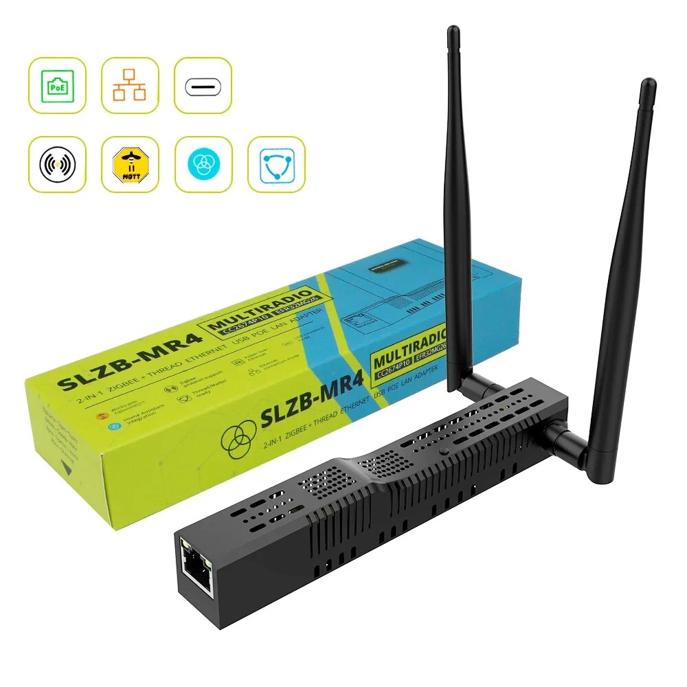 SLZB-MR2 2.4G Wi-Fi Zigbee шлюз — фото 1