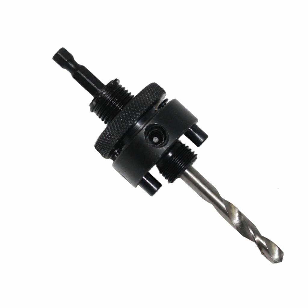 1/4" держатель для коронки с хвостовиком Hex и HSS центровочным сверлом