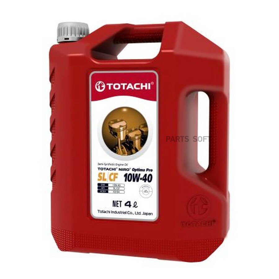 Масло моторное TOTACHI NIRO OPTIMA PRO 10W-40 4Л (1C404) 4589904928833 от официального дистрибьютора, TOTACHI, артикул 4589904928833