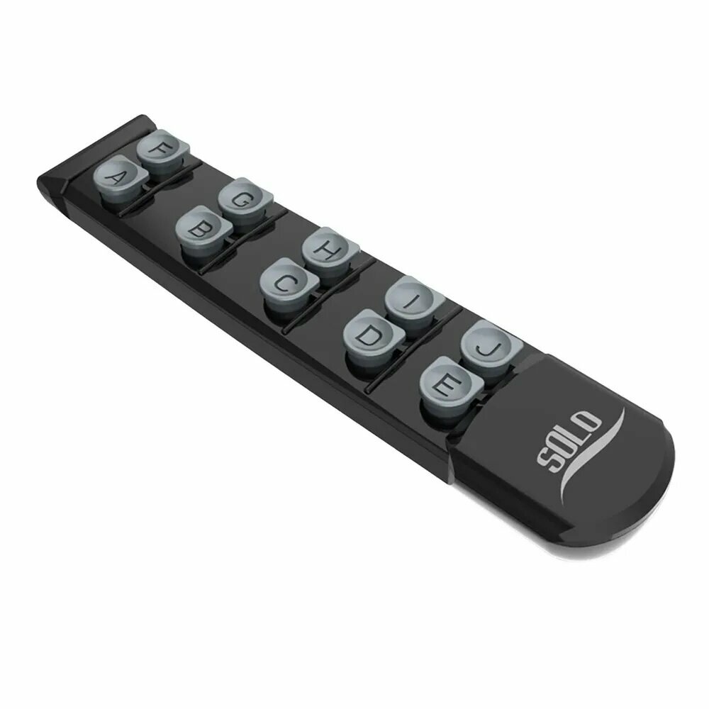 Тренажер для пальцев гитары, 10 клавиш, черный, для начинающих и продвинутых, развитие силы и ловкости пальцев