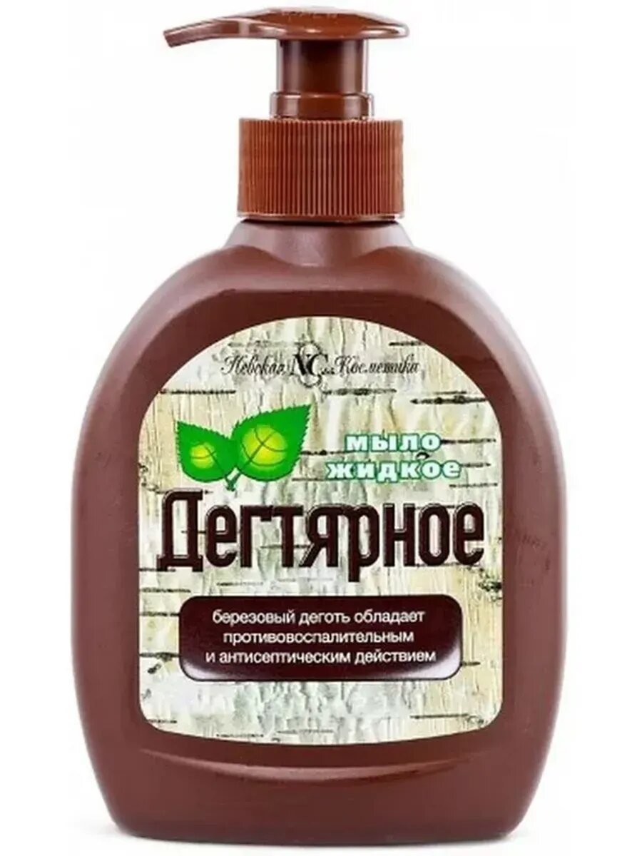 Невская косметика Мыло жидкое дегтярное 300 мл