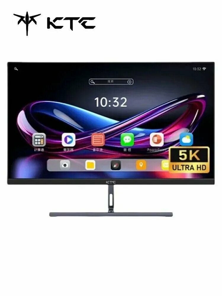 KTC 27" Монитор 5K 2K 120Hz Type-C 65W H27P3, черный, шоколадный