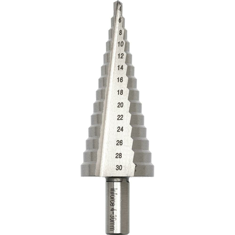 Сверло ступенчатое (4-30 мм; M42) Inforce 11-01-490