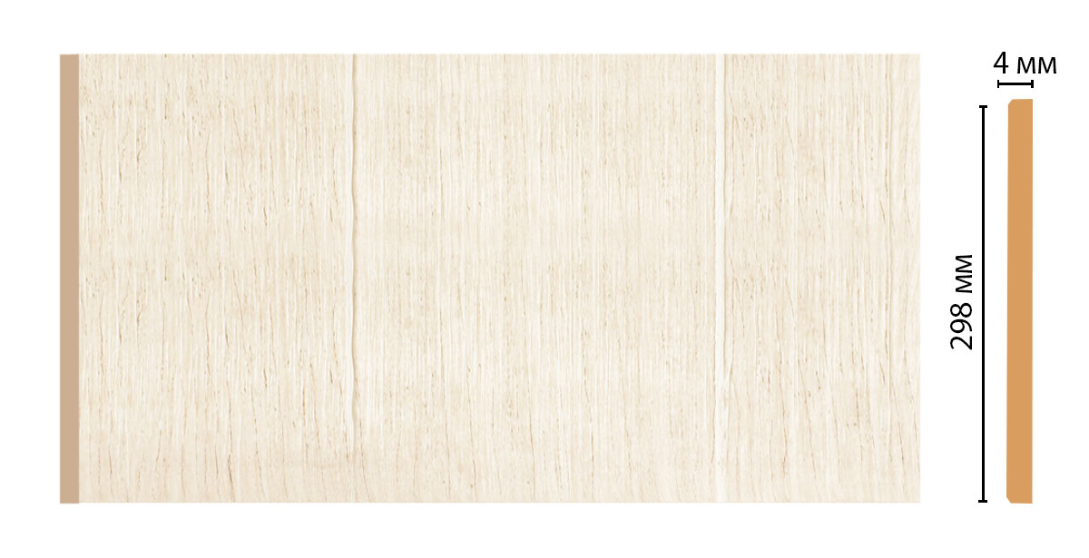 Декоративная Панель Decomaster W30-6 В298хШ4хД2400 мм / Декомастер.