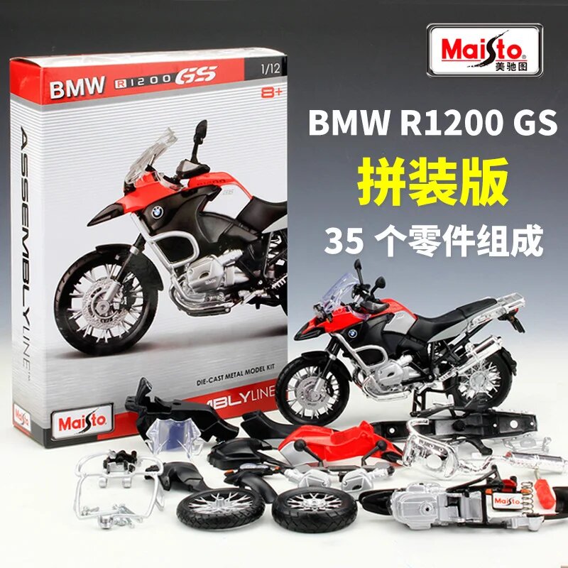 Maisto BMW R1200 GS 1:12, мотоцикл, модель для сборки