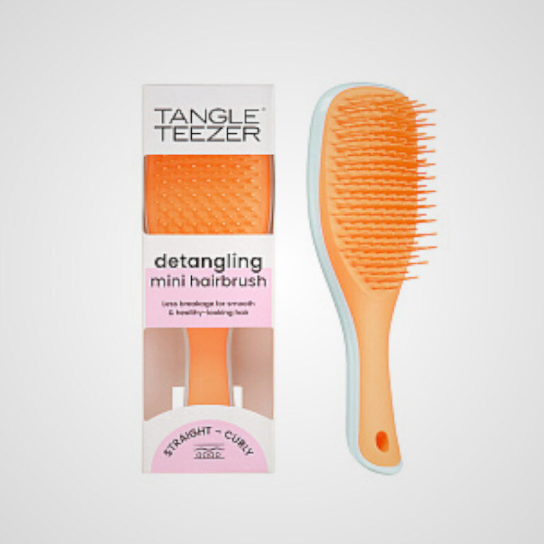 Расческа The Ultimate Detangler Mini Sweet Orange & Ice Blue TANGLE TEEZER The Ultimate Detangler Mini Sweet Orange & Ice Blue Расческа 1 шт