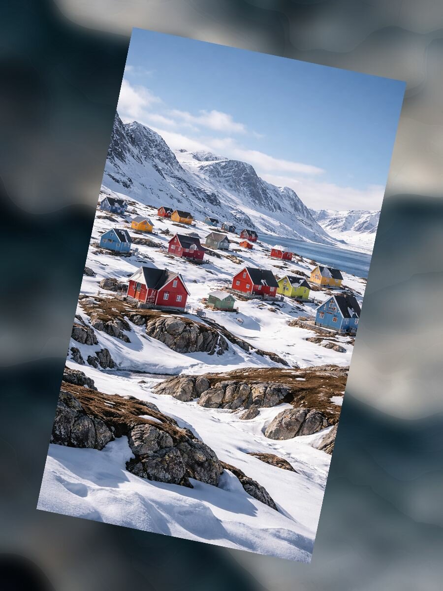 Постер "Гренландия", 29.7х42см, А3, глянцевый