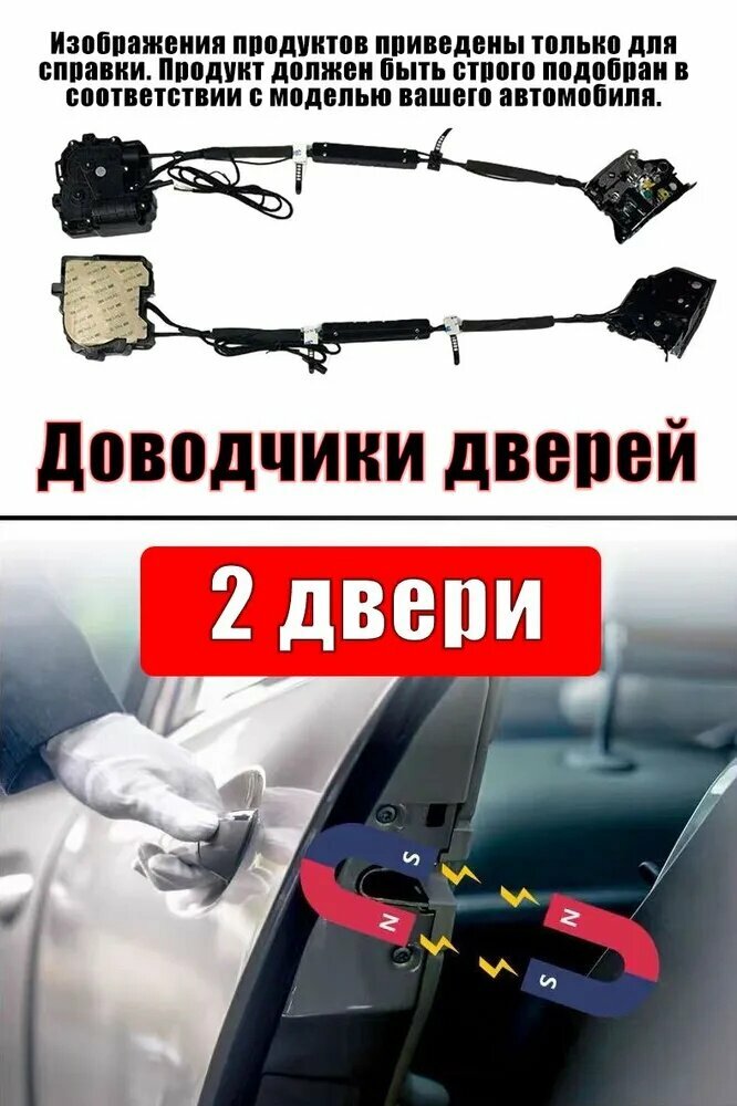 Доводчики дверей для Ford mustang(2017-2021)-2 двери