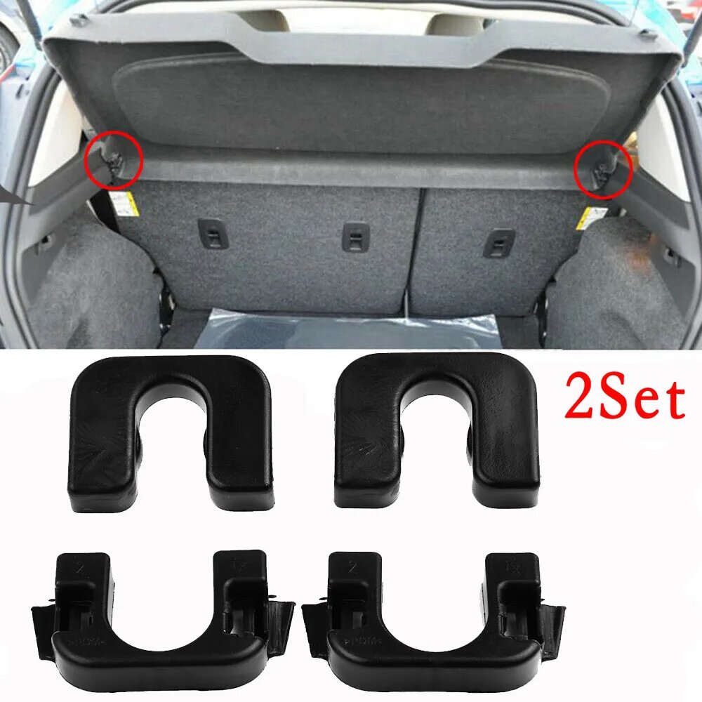 Комплект Из 4 Клипс-фиксаторов Для Полки Багажника Ford Focus 3, Fiesta MK7, MK8, B-Max, C-Max