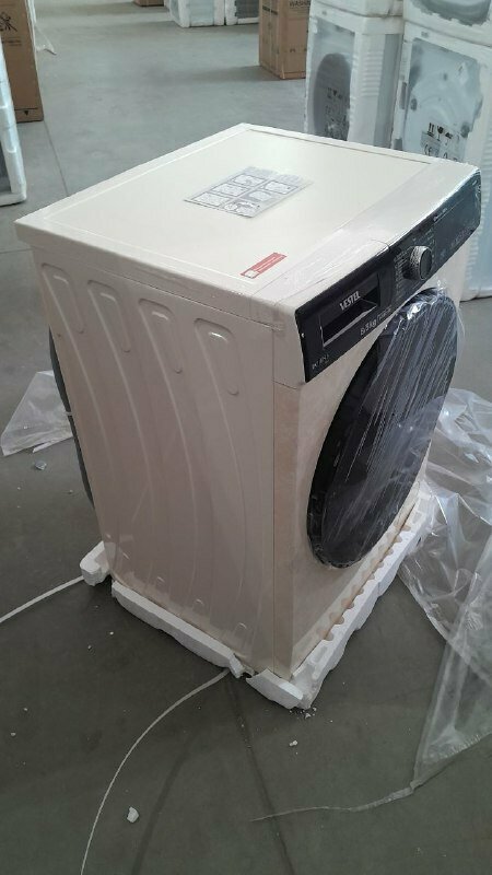 Стиральная машина фронтальная VESTEL WD8140D2TG беж.мрамор/черный, 8 кг, диспл + сушка 5 кг (уценка)