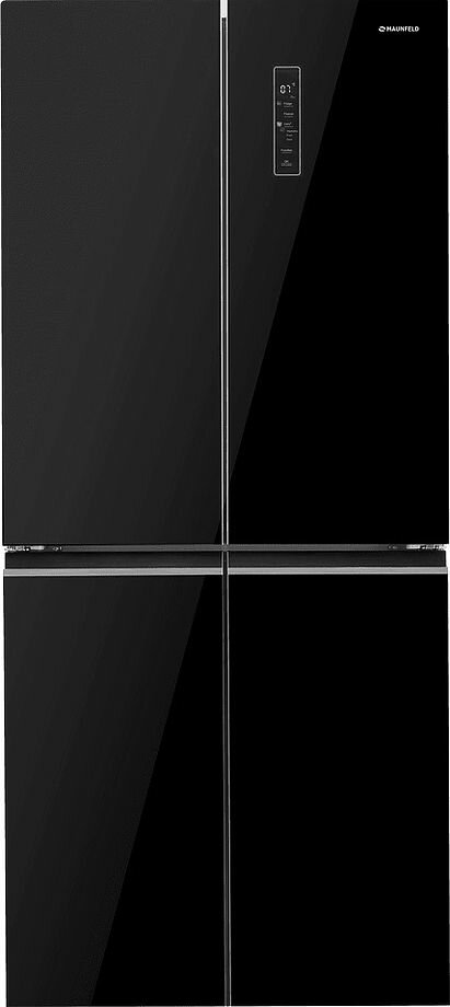 Холодильник Side-by-Side Maunfeld MFF183NFBE, черный