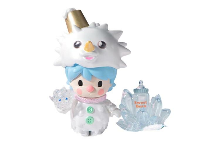 Фигурка унисекс POP MART Sweet Bean x Okubo Sweet Companion, Mysticism Blind Box, Confirmed-Snowman Sweet Pea (Open)