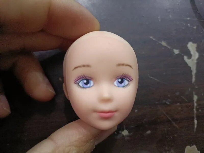 Оригинальная кукольная голова Dongcheng 1/6 27 см white