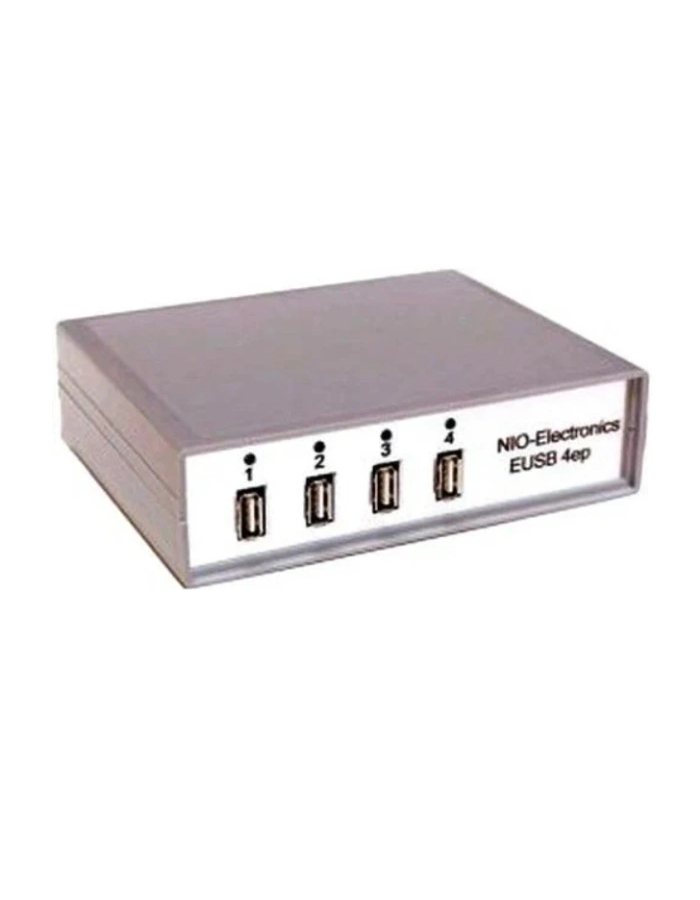 Концентратор Nio-Electronics NIO-EUSB 4EP 4*USB 2.0, RJ-45, БП