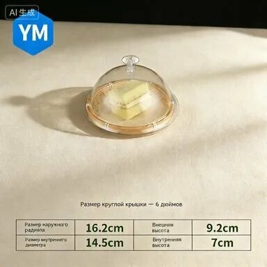 Крышка для подачи блюд, 1 шт, диаметр: 16 см