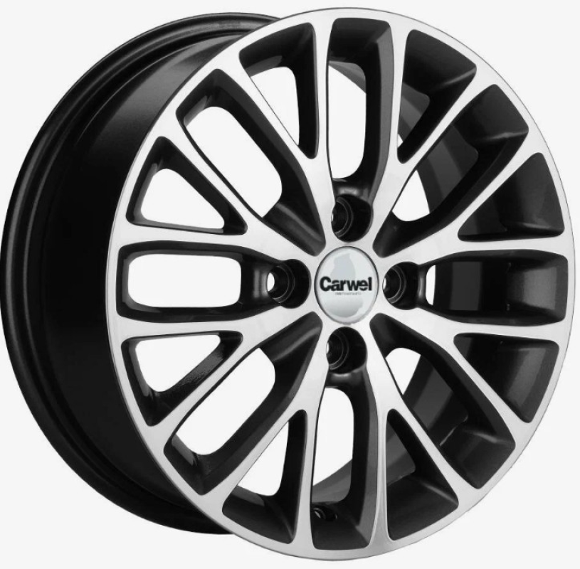 Диск колесный Khomen Wheels KHW1506 (Rio-Solaris) 6,0x15 4x100 Dia54.1 ET46 цвет Gray-FP