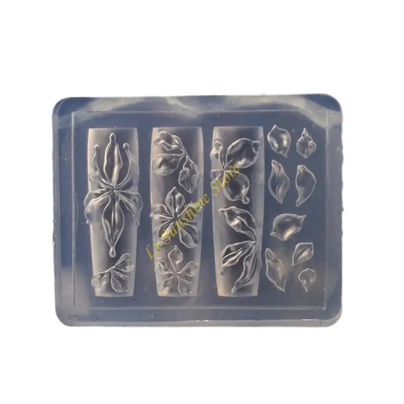 Набор силиконовых форм для декорирования ногтей QX2F2SS324650 for Lily flowers