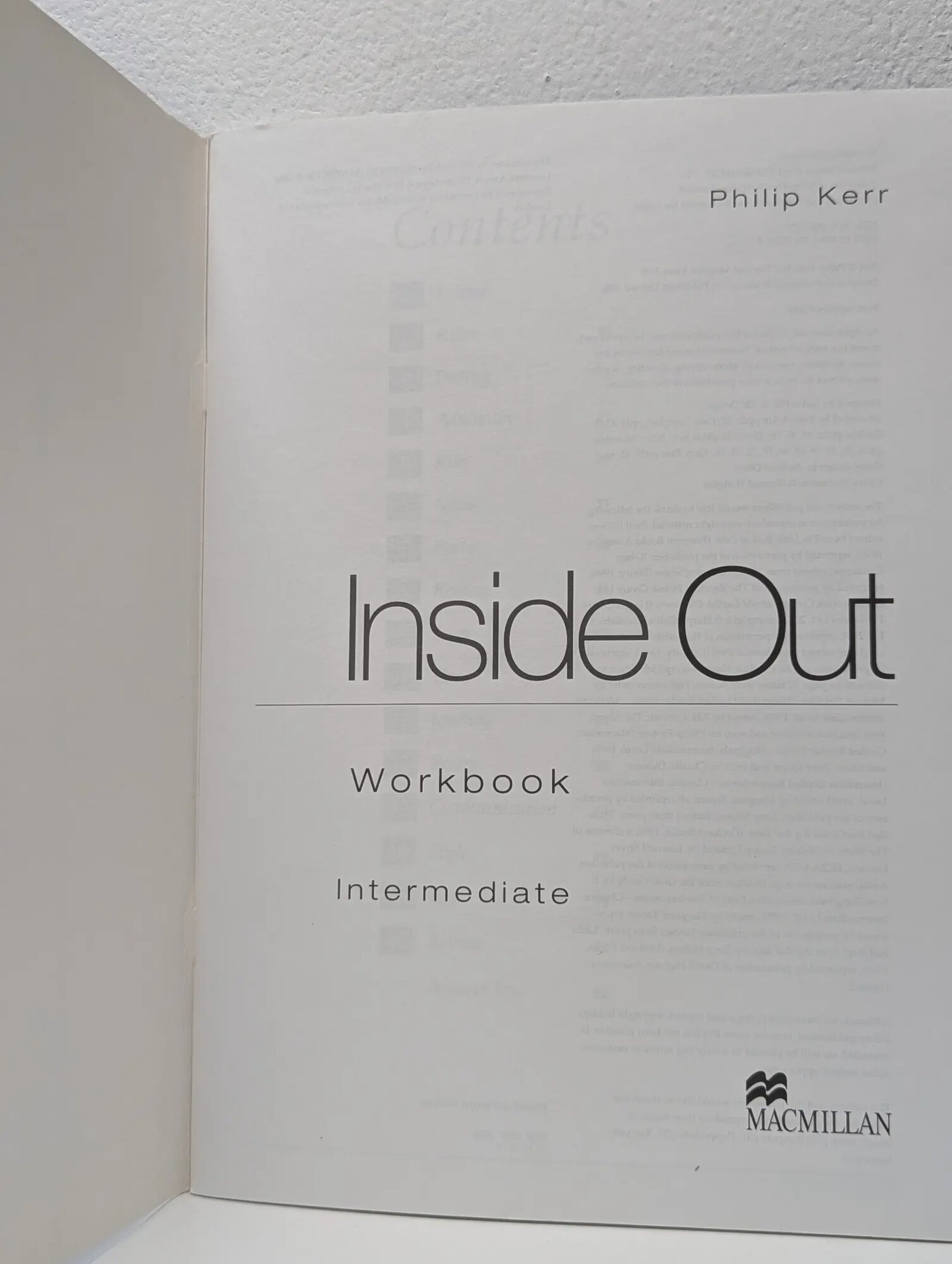 Inside Out. Workbook with Key. Intermediate Kerr Philip 2004 — фото 1