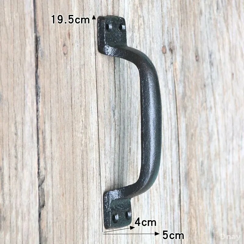 Дверная ручка в европейском стиле -кованая ручка входной двери коричневого цвета, ретро-дизайн