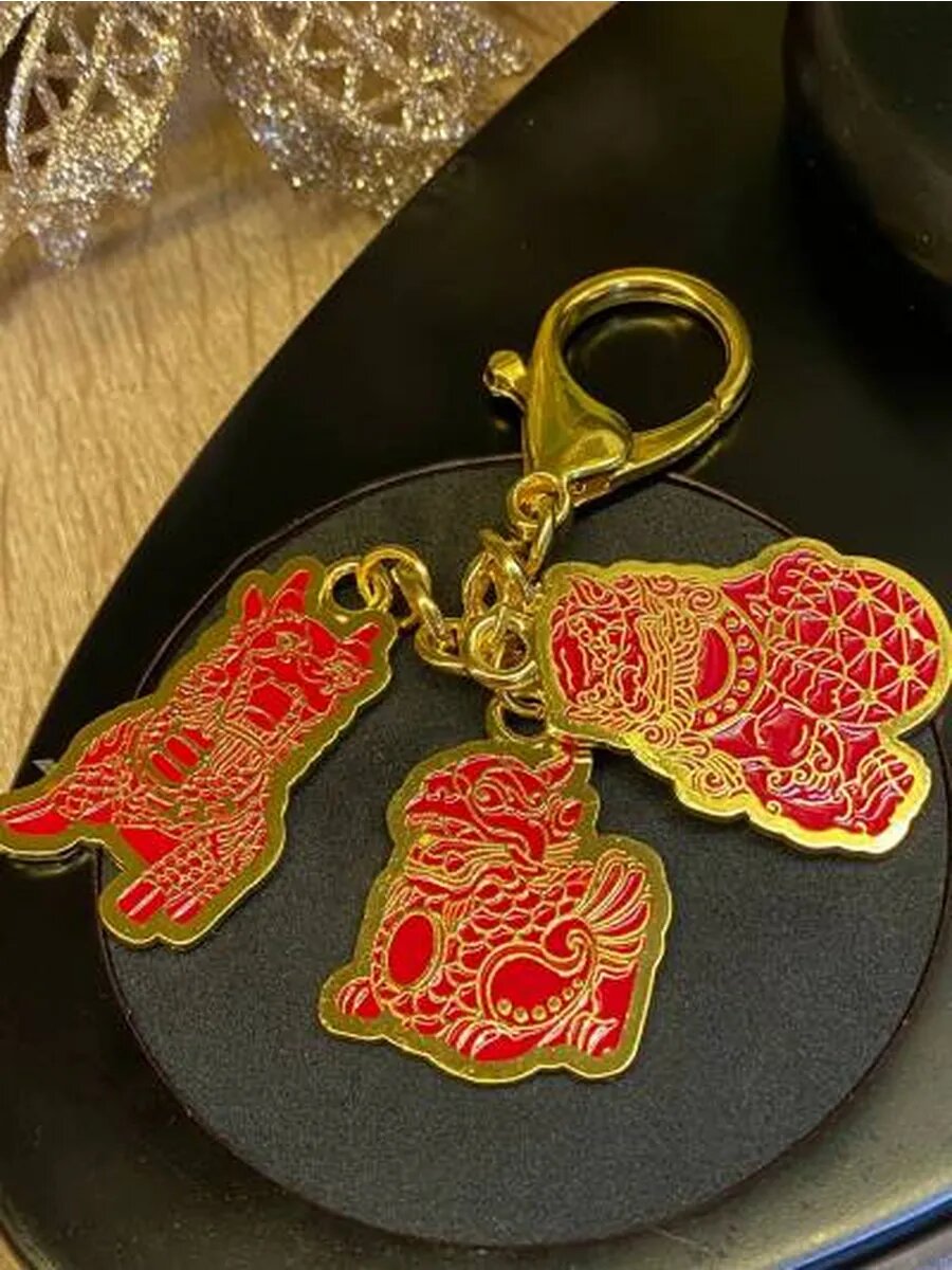 Брелок "Три Небесных хранителя" защита от потери