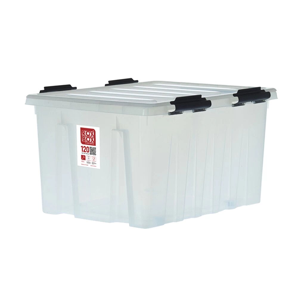 Контейнер для хранения Rox Box (120-00.07) 740х565х415 мм 120 л с крышкой и роликами Rox Box 120-00.07