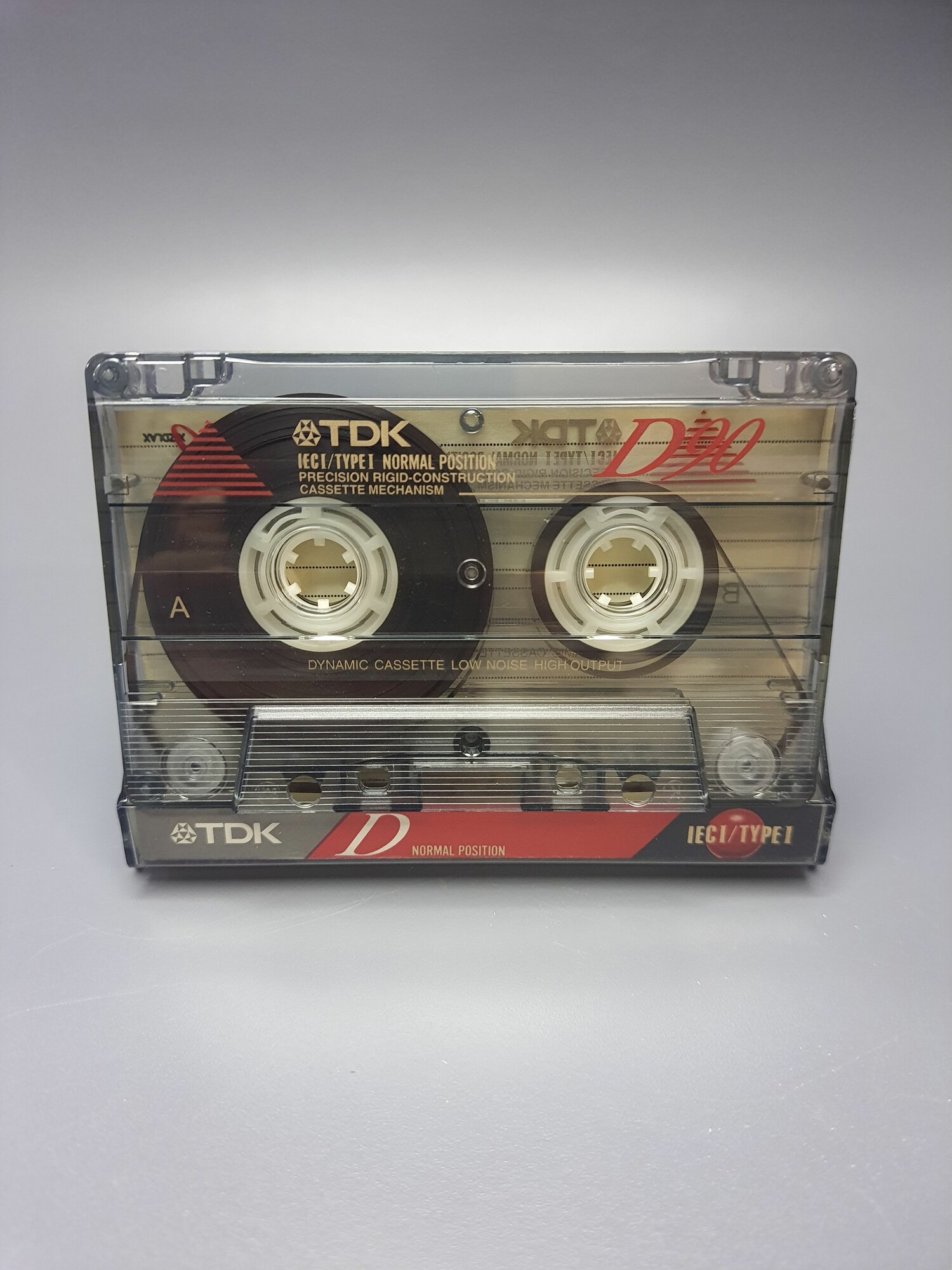 Аудиокассета TDK D-90, Тип: Normal, Япония, 1990г.