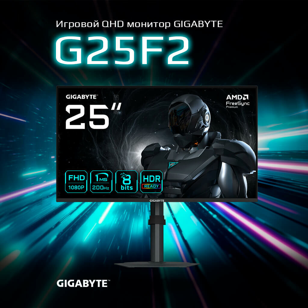 Монитор GIGABYTE G25F2 EK 24.5"