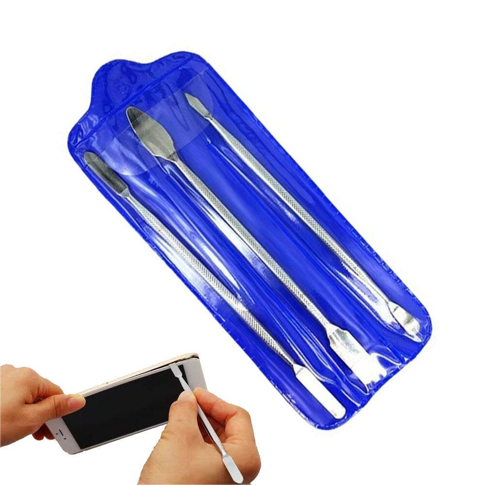 Набор металлических лопаток с двумя концами, универсальный набор из 3 шт./компл. Набор металлических лопаток, инструмент для ремонта, инструмент для ремонта планшетов, металлические лопатки для других устройств Smart