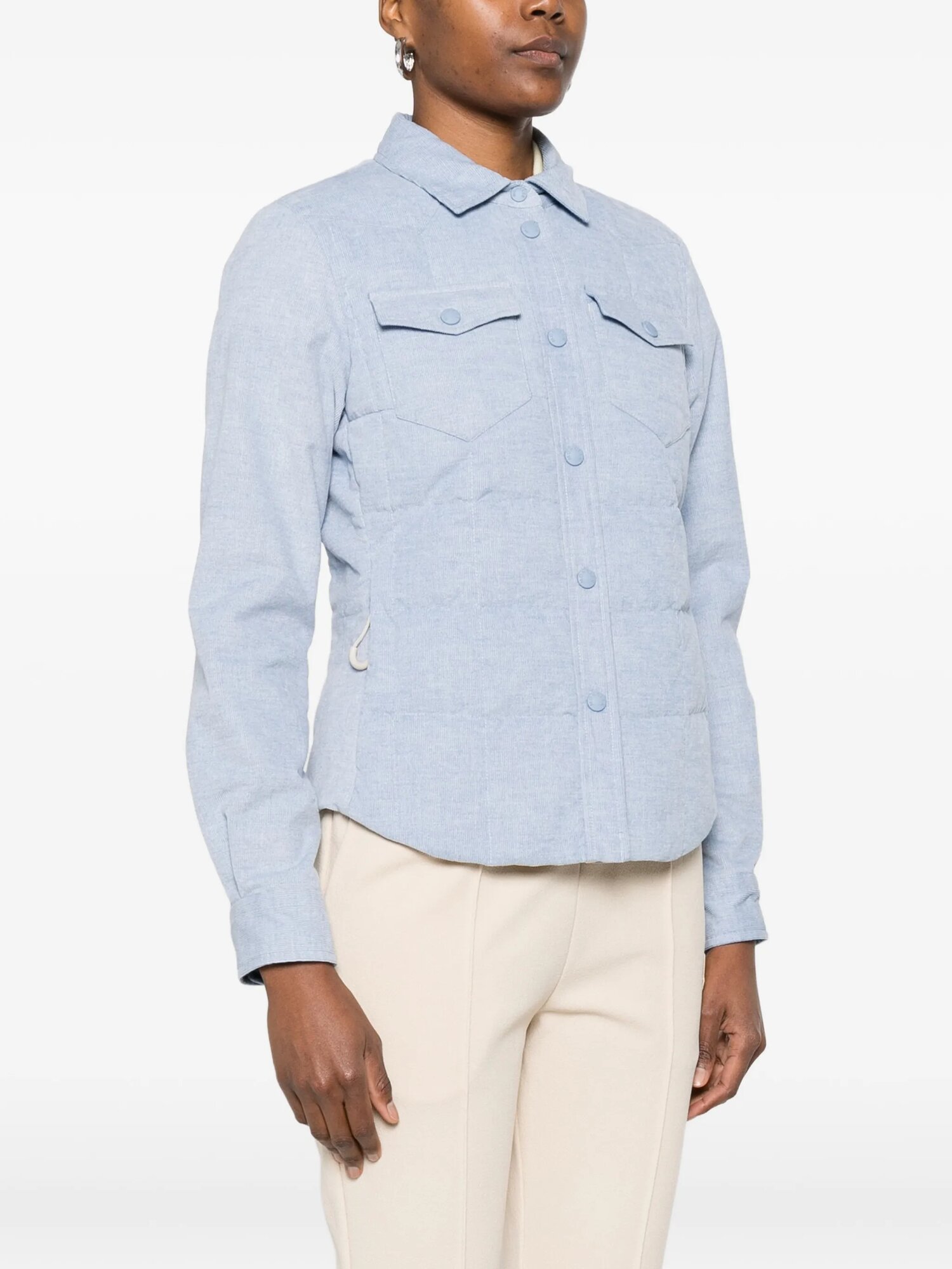 Куртка Moncler Chest-pocket jacket, размер 46, синий — фото 1