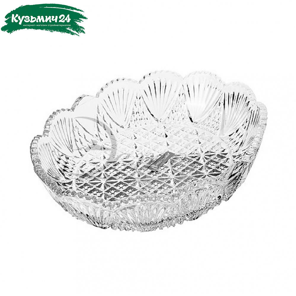 Салатник овальный Mayer&Boch 301041W, стеклянный, 160х200 мм