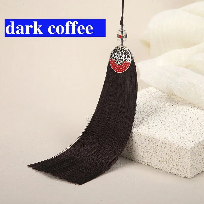 Бахрома Dark coffee, 5 шт, 15 см, китайский стиль