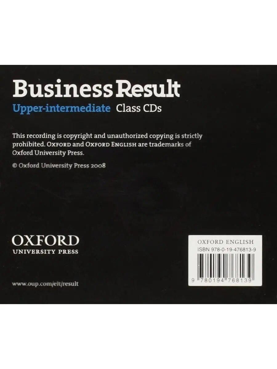 Business Result Upper-Intermediate Class Audio CDs | Oxford University Press — фото 1