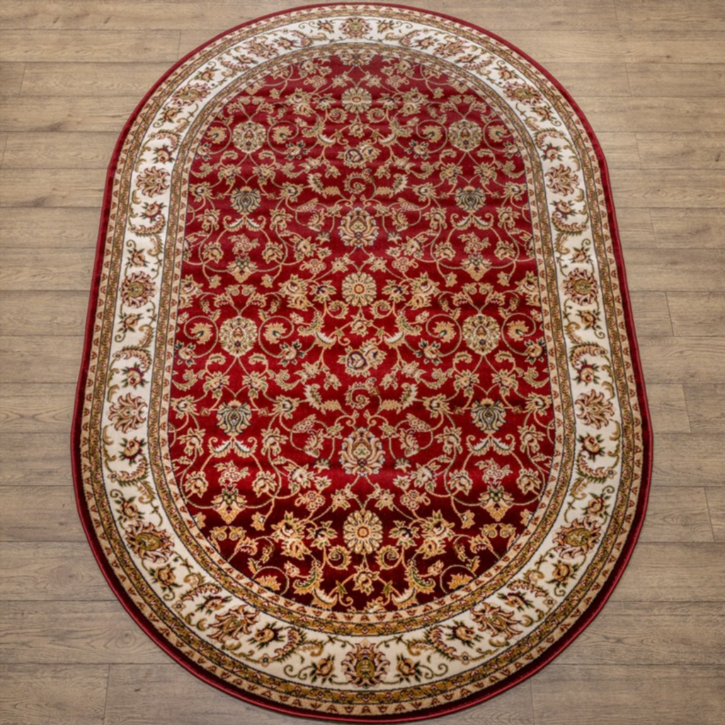 Ковер Акварель дизайн 20624 цвет 22133 Овал 1x2м