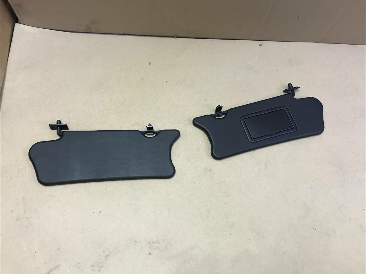 Козырьки салона черные комплект ВАЗ 2110, 2111, 2112 2-штуки