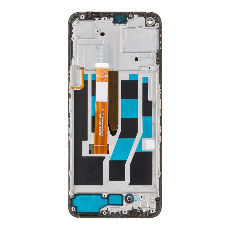 Дисплей (экран) в сборе с тачскрином для Realme 9 5G (RMX3474) черный с рамкой (Premium LCD) / 1080x2412