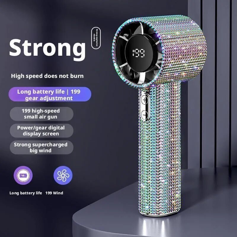 Вентилятор twkQ11js, белый, 199 gear adjustment, high speed does not burn, power gear digital display screen