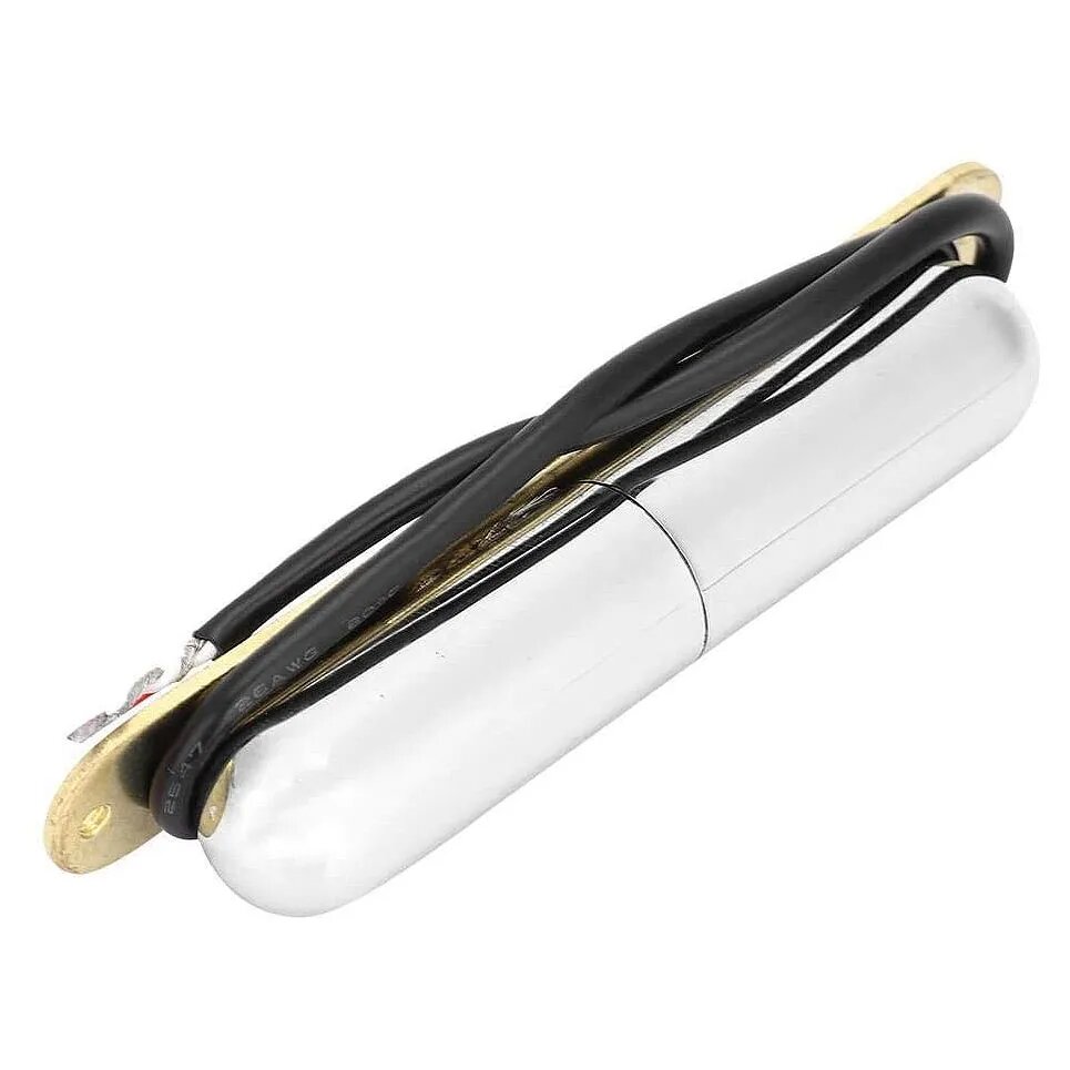 Электрогитарный звукосниматель, звукосниматель с магнитом Alnico V Lipstick Tube Single Coil для аксессуаров (серебро)