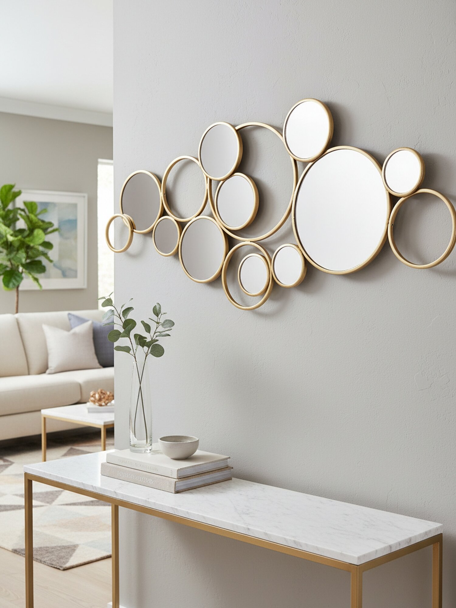 Декоративное панно настенное металл 150х2х68 см Y4-6847