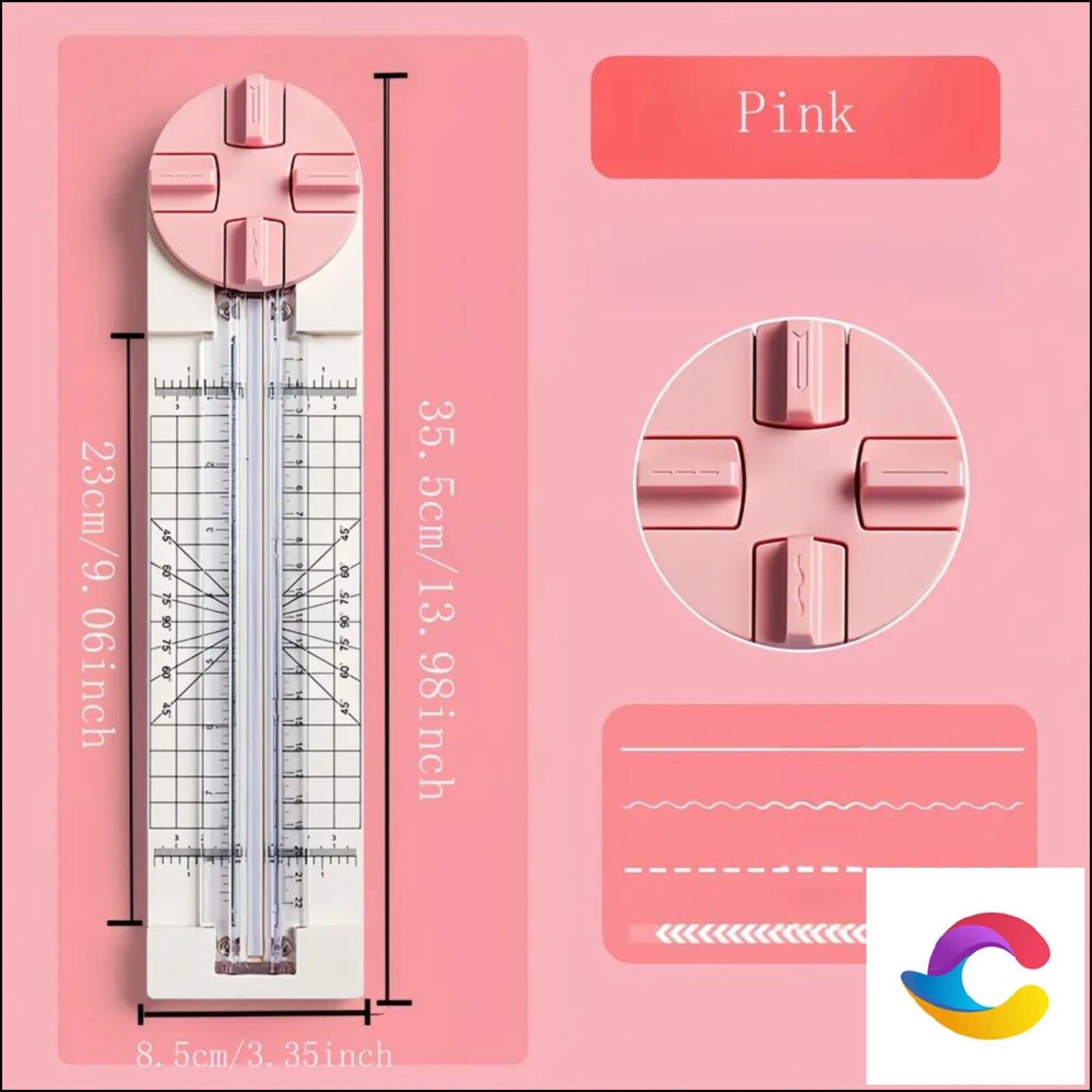 Многофункциональный нож для резки бумаги, Нож для биговки, Ручная работа, Режущий инструмент 4 в 1, Канцелярские принадлежности