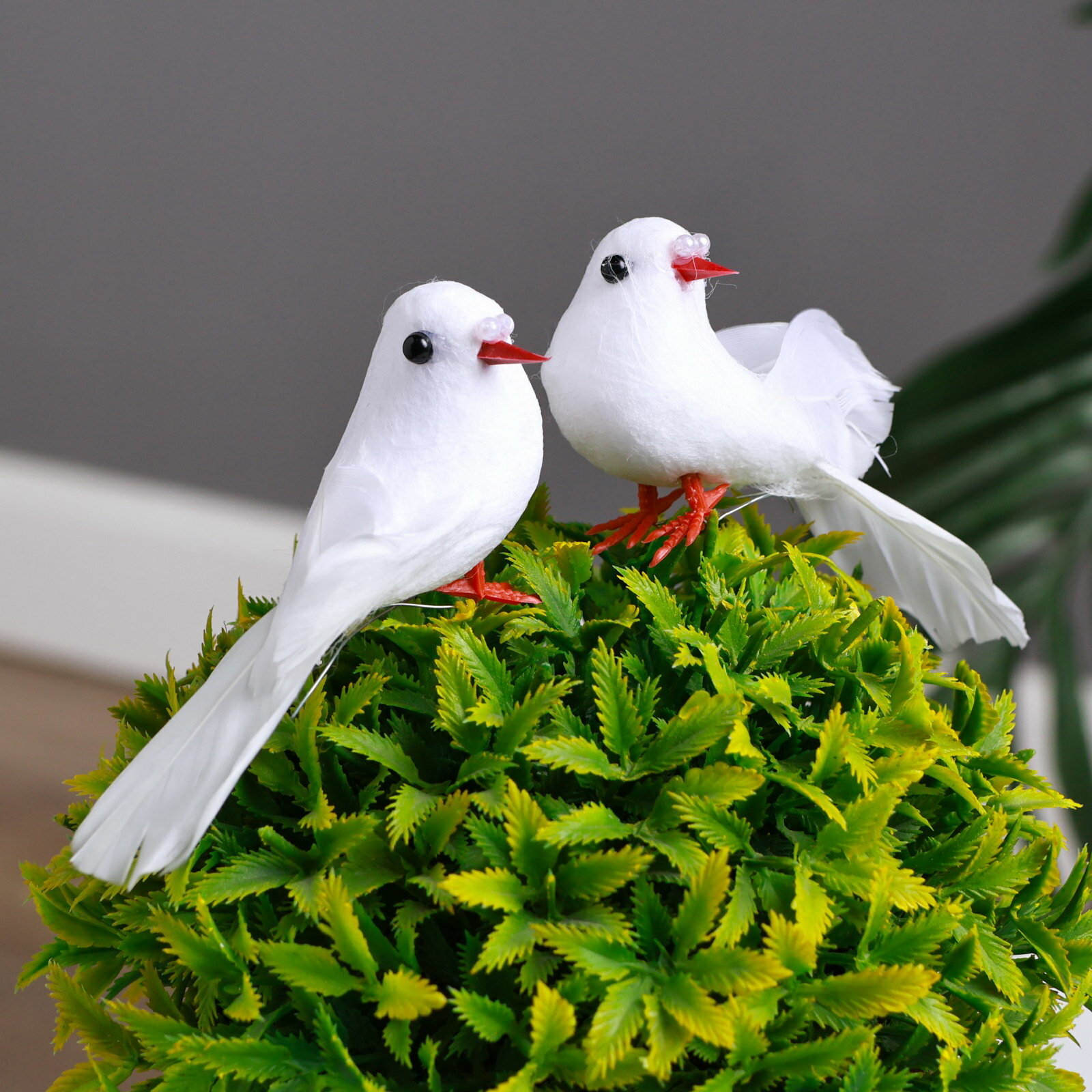 Набор фигур "Пара голубей", 8x4x3 см, тематика праздника: 14 февраля