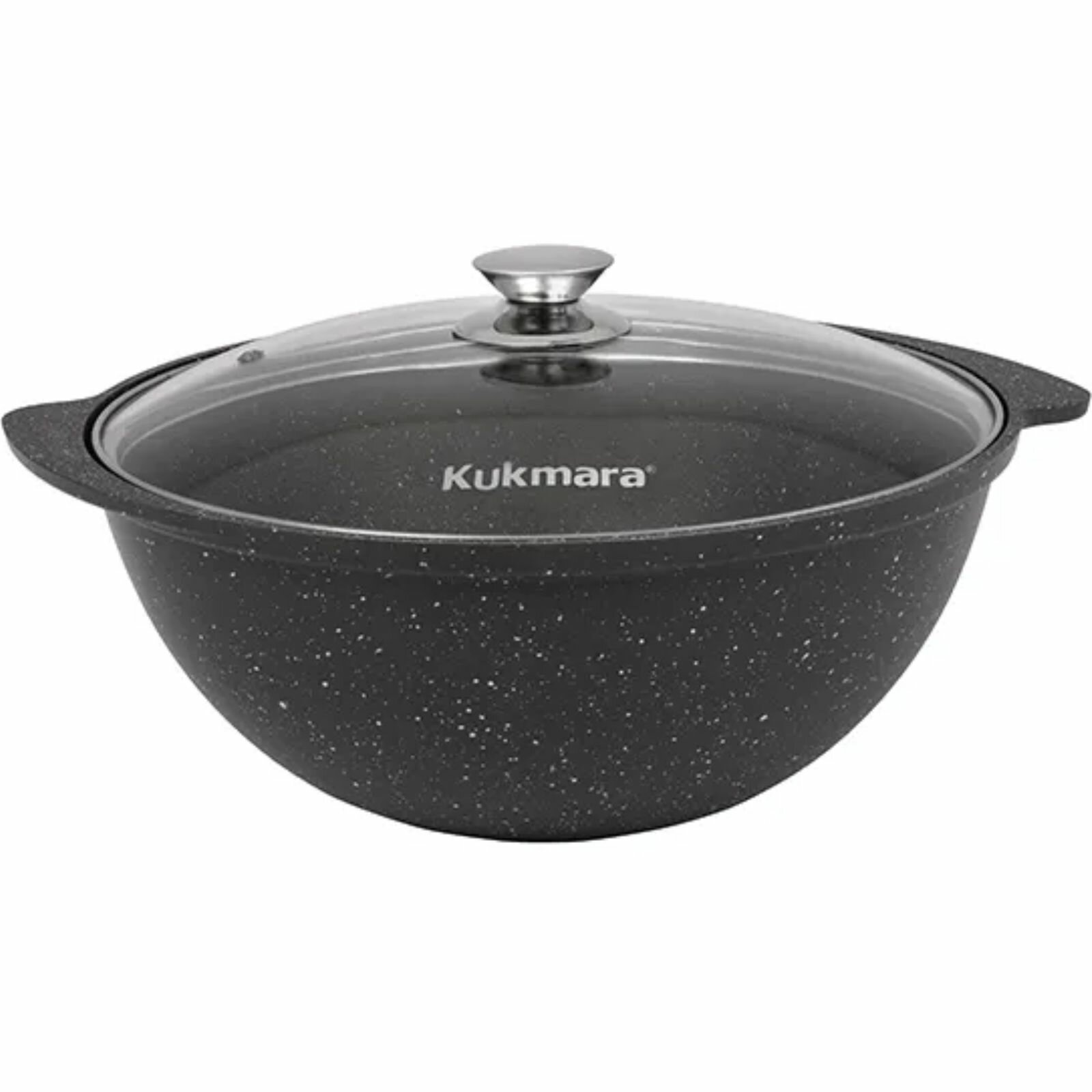 Казан Для Плова 4,5л d280 h127 Темный Мрамор Ст/Кр Литой Алюминий Kukmara КМТ47А