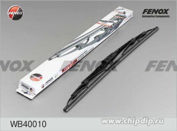 Щетка стеклоочистителя каркасная FENOX WB40010 16" 400 мм Крепление: Крючок