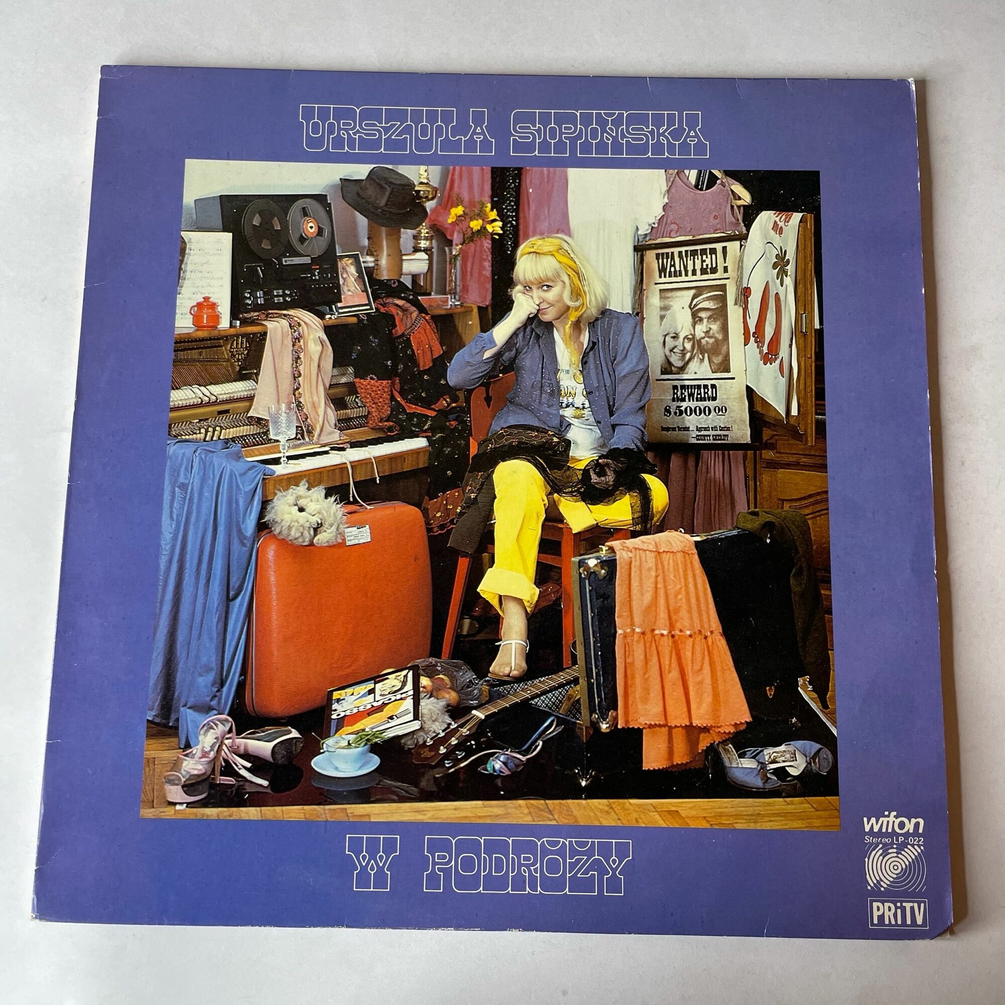Винтажная виниловая пластинка LP Urszula Sipinska Урсула Сипинска W Podrozy (Польша 1981)