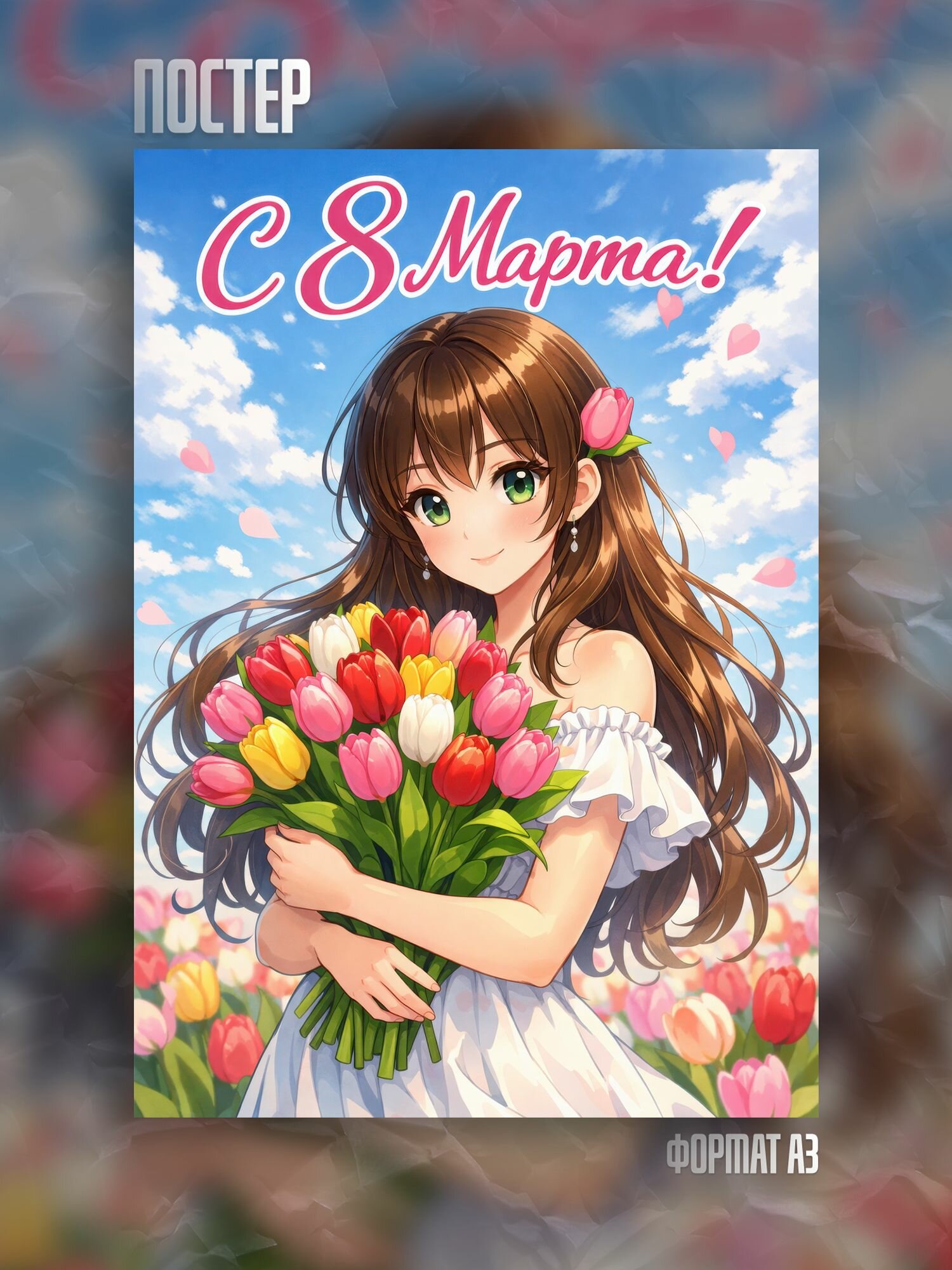 Плакат 8 марта