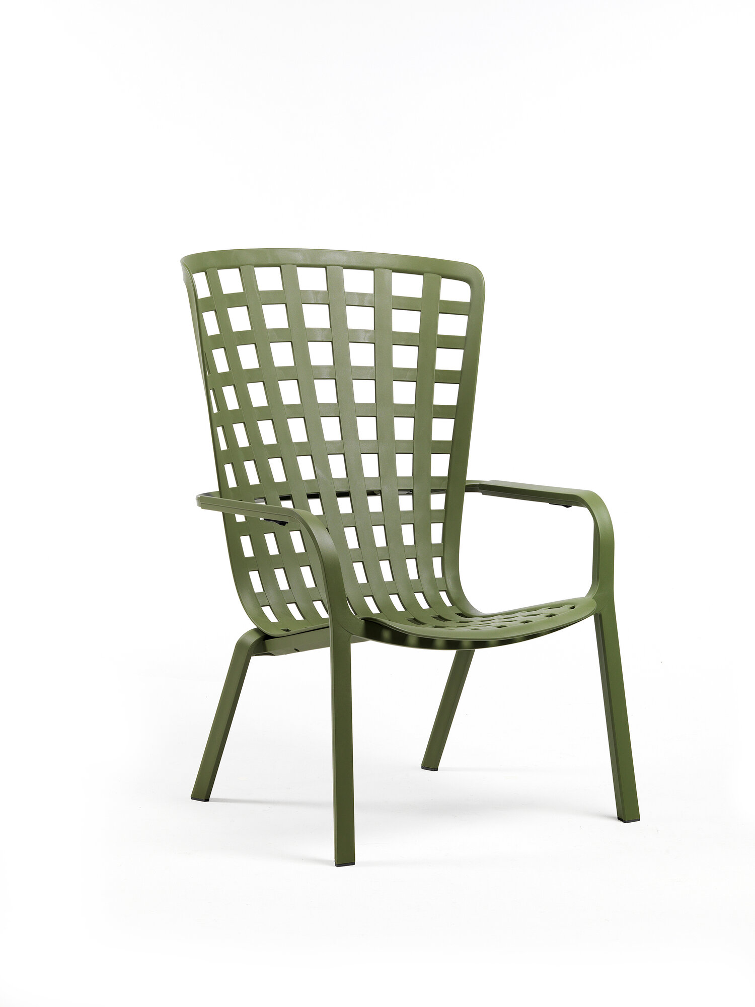 Садовое кресло NARDI FOLIO (Фолио) для улицы, пластиковое, цвет агава