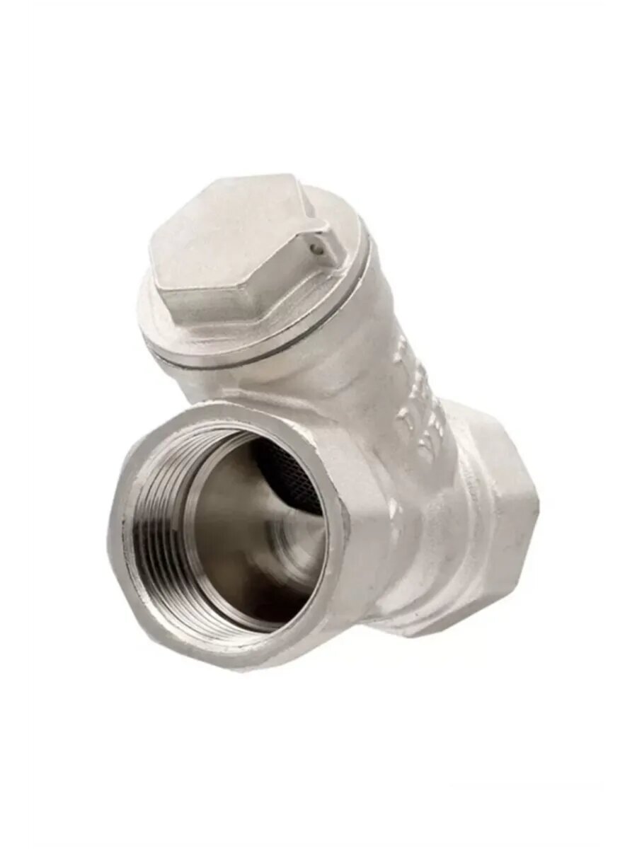 Фильтр грубой очистки Vieir, сетчатый косой Ø-3/4", никель,1шт