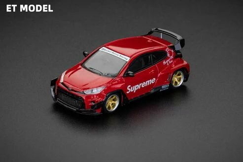 Машинка коллекционная Fuji x ET Model 1:64 GR Yaris Pandem Rocket Bunny Supreme 64FJC0034