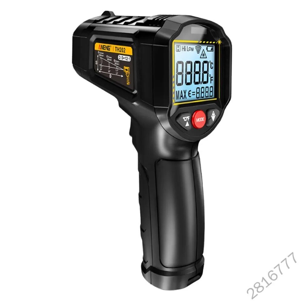 Инфракрасный термометр ANENG TH202 для бесконтактного измерения температуры до 600°C