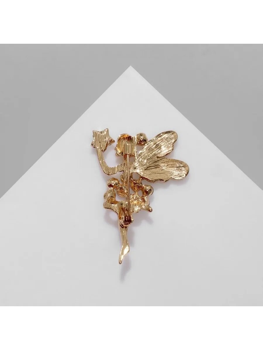 Брошь, стразы