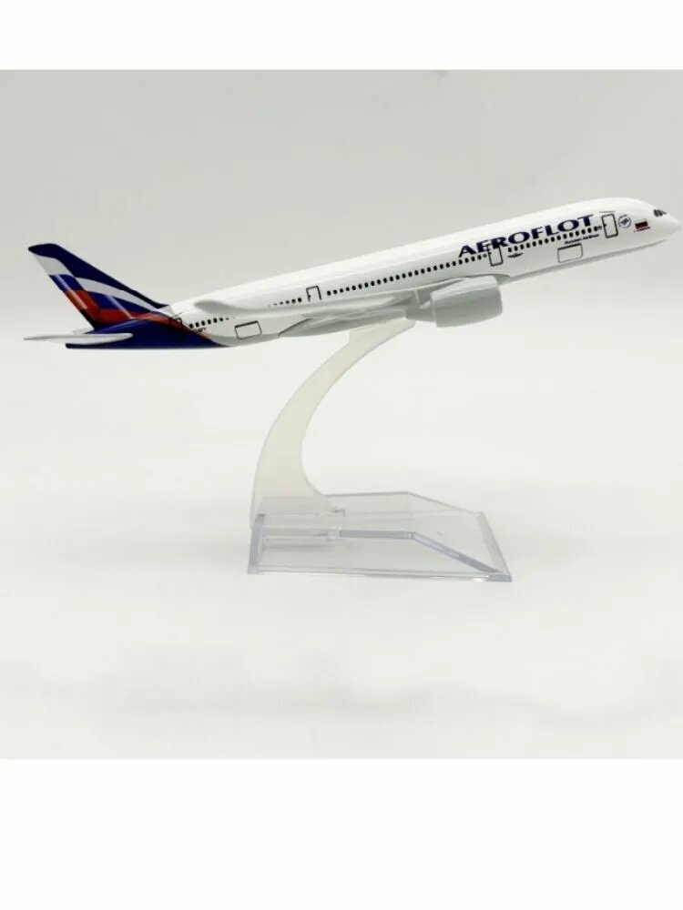 Модель самолета a350 аэрофлот 16 см